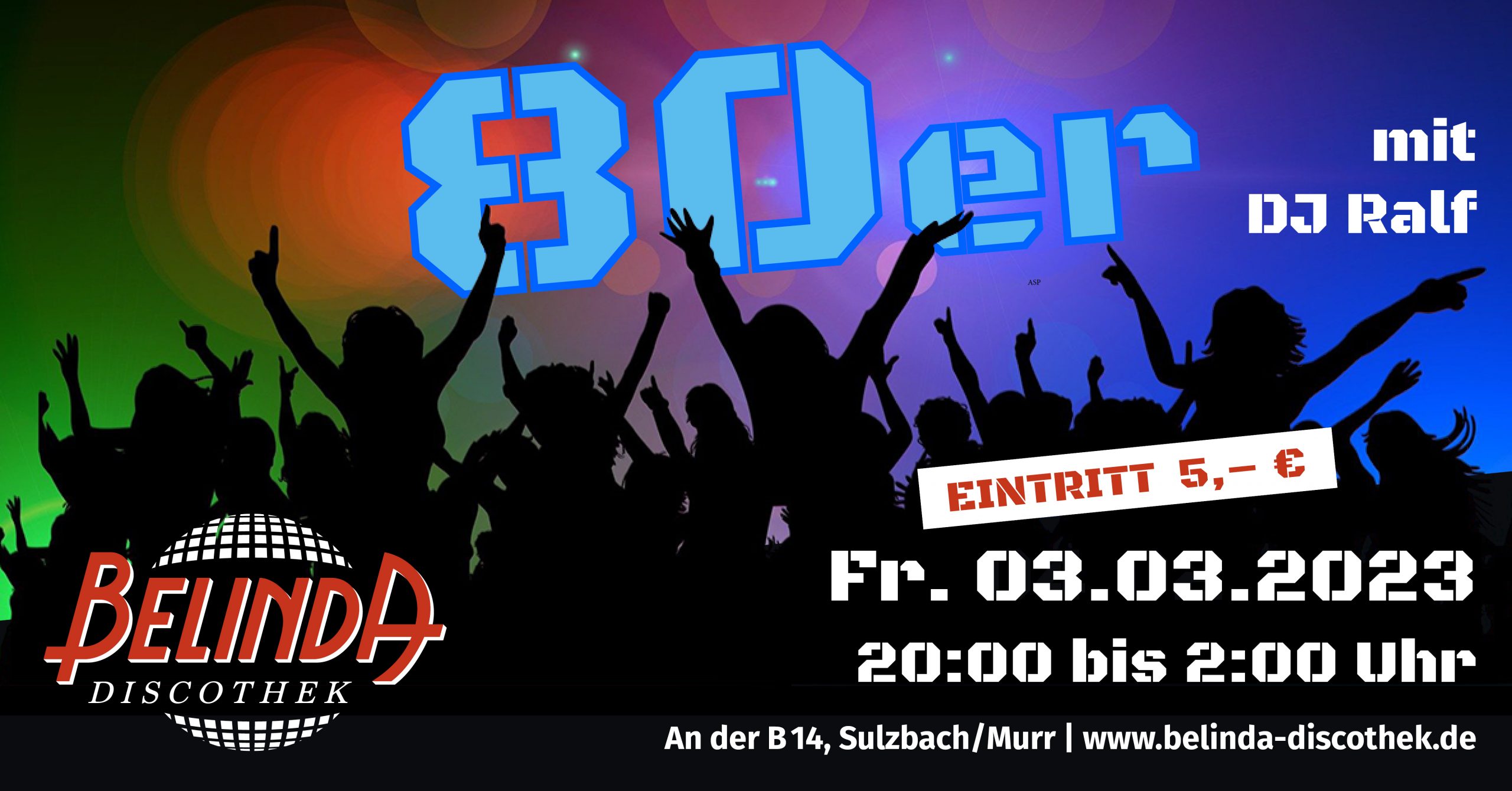 Quer durch die 80er-Party mit DJ Ralf – 03.03. | 20:00 Uhr – Pop, Rock ...